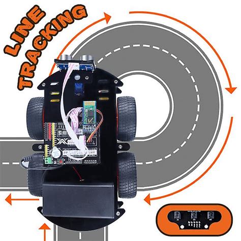 Arduino Uno Project Smart Robot Car Kit Line Tracking Module Obstacle Avoidance Ir Remote
