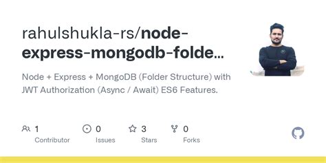 Github Rahulshukla Rsnode Express Mongodb Folder Structure With Auth