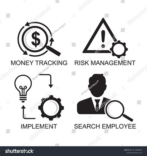 Business Management Icon Business Development Icon Stock Vector