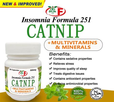 Insomnia Formula 251 Catnip Capsules Main Lazada Ph