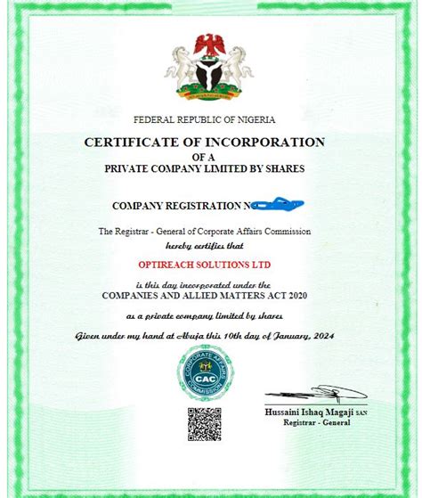 Stephen Oluwafemi Herbert Icrm On Linkedin Businessregistration Cacregistration