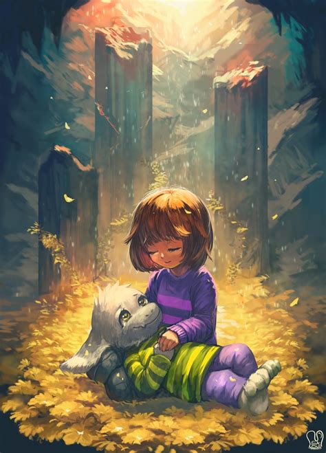 Frisk And Asriel Dreemurr Undertale Drawn By Sa Dui Danbooru