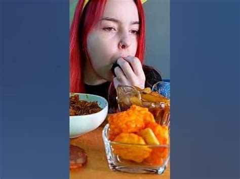 фанта,чачжанмен,токпокки,нори,снэк,оливье #mukbang #ингашульц #мукбанг ...