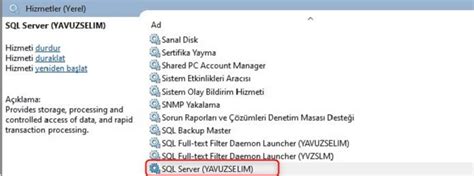 Sql Serverda Cannot Connect To ‘servername Hatası Sql Server Eğitimleri