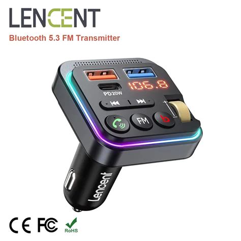 18w Pd 무선 블루투스 50 자동차 키트 듀얼 Usb 고속 충전기 및 라디오 변조기 Mp3 플레이어 Tf 카드 지지대
