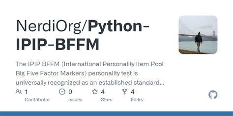 Github Nerdiorg Python Ipip Bffm The Ipip Bffm International