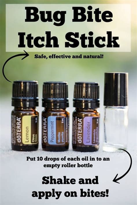 Homemade Bug Bite Anti Itch Stick Doterra Essential Oils Recipes