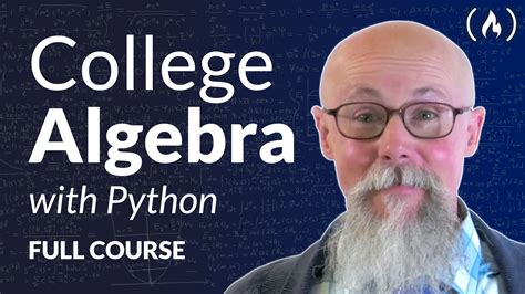free college algebra course with python code