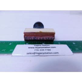 Lionel Train Part Observation Rubber Stamp