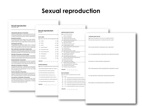 Sexual Reproduction Made By Teachers