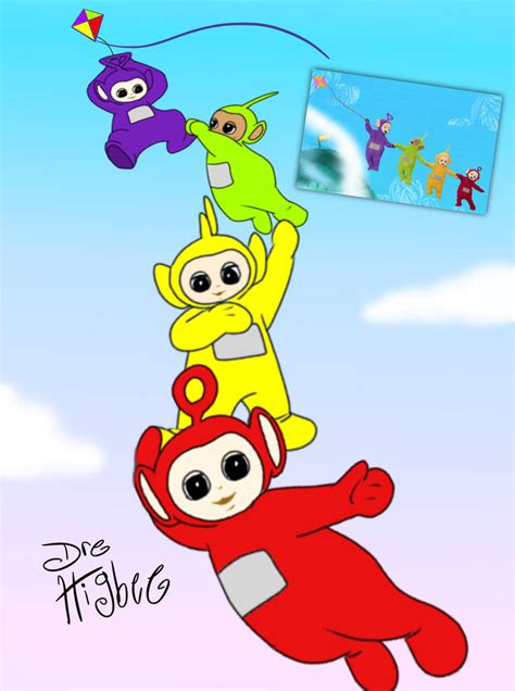 Teletubbies Flying With A Kite By Mcdnalds2016 On Deviantart