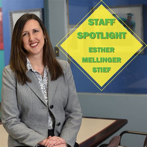 Staff Spotlight Esther Mellinger Stief Crossroads Foundation
