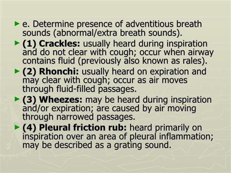 What Do Coarse Breath Sounds Sound Like At Michelle Ma Blog