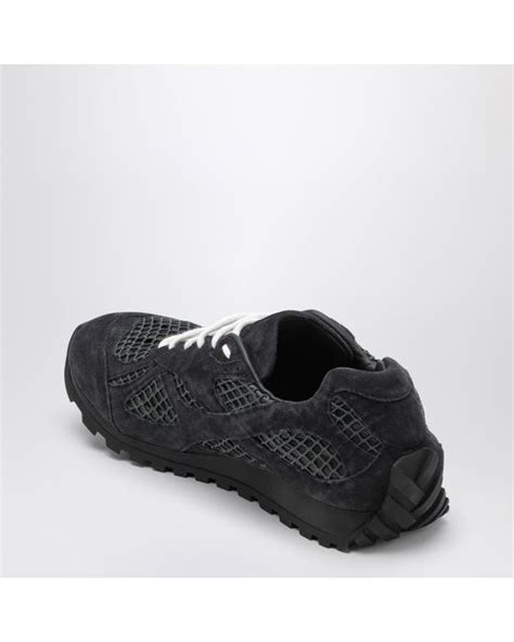 Bottega Veneta Orbit Shadow Sneaker In Suede In Black For Men Lyst