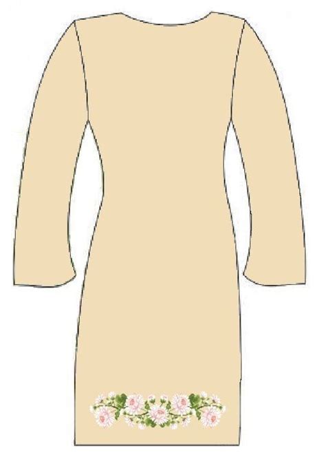 Домотканое бежевое платье ПлД 010 Беж Берегиня Сукні Заготовки під вишивку бісером або