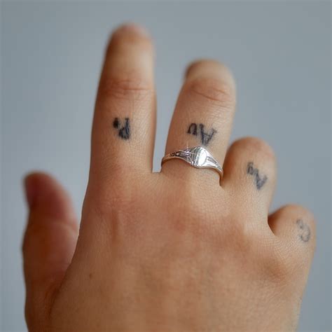 Engravable Grand Cygnet Ring In Sterling Silver Catbird