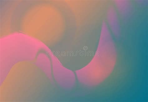 Bold Minimalist Background With Soft Gradient Colors Stock Illustration
