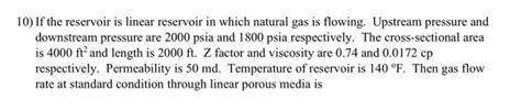 Solved 0 If The Reservoir Is Linear Reservoir In Which