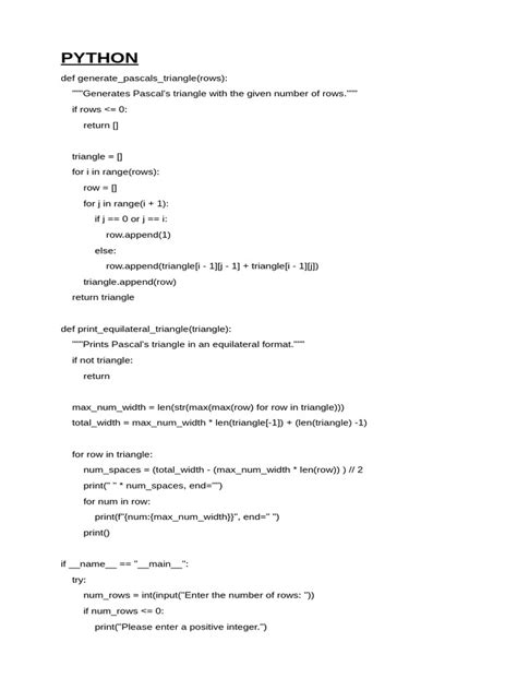 Cagande Kurt Venjo A Fibonacci Sequence In Pascals Triangle Pdf Computer Programming