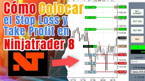 Como Colocar El Stop Loss Y Take Profit En Ninjatrader 8 De Forma Manual Youtube