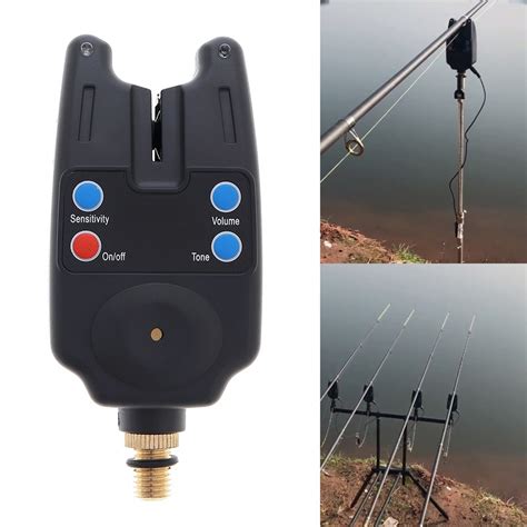 สัญญาณเตือนปลากินเบ็ด พร้อมไฟ Led 2 ดวง สีฟ้า สําหรับตกปลาคาร์พ Shopee Thailand
