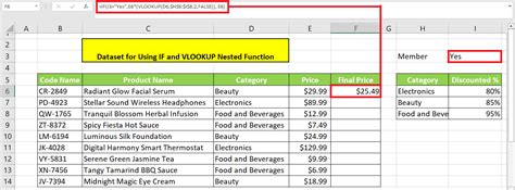 How To Use If And Vlookup Nested Functions In Excel 5 Examples Pc Guide