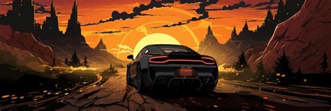 Premium AI Image Vector Illustration Of Need For Speed NFS Game