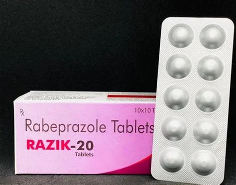Razik 20 Rabeprazole 20mg At ₹ 78box Pecoss Healthcare Tablets In