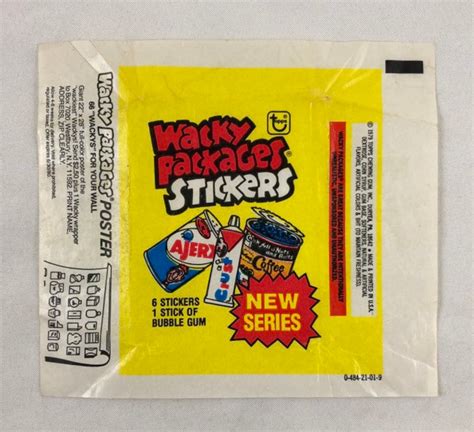 Wacky Packages Stickers Wrapper Set Of 3 Variations 1979 Topps Series 2
