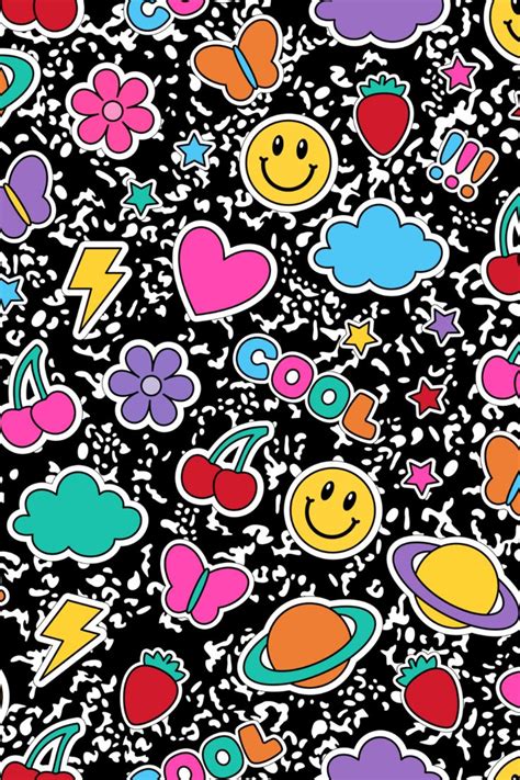 Composition Notebook Seamless Pattern Retro School Repeat Etsy In 2024 Cute Patterns