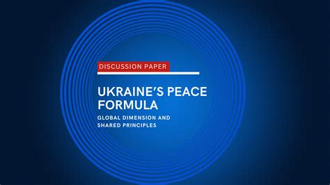 Ukraines Peace Formula Global Dimension And Shared Principles Prism Ua