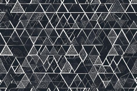 Premium Photo Geometric Vector Pattern Repeating Linear Triangle In Different Size Graphic