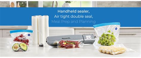 Powerxl Duo Nutrisealer Food Vacuum Sealer Machine With