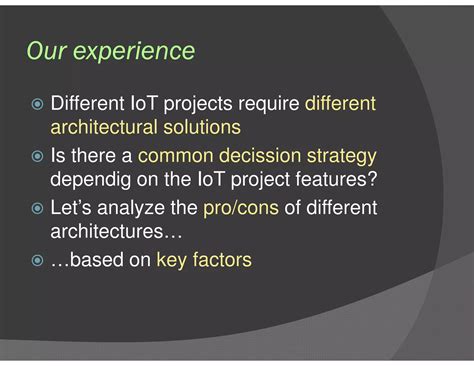 Architectures For The Internet Of Things Ppt