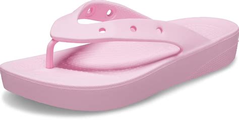 Crocs™ Classic Flip Flops Platform Shoes In Black Lyst Uk