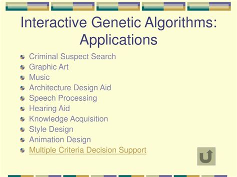 Ppt Interactive Genetic Algorithms Powerpoint Presentation Free