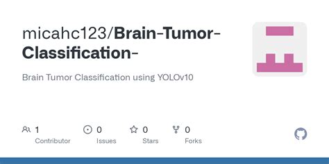 Github Micahc123brain Tumor Classification Brain Tumor Classification Using Yolov10