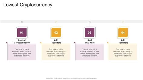 Lowest Cryptocurrency In Powerpoint And Google Slides Cpb PPT Sample