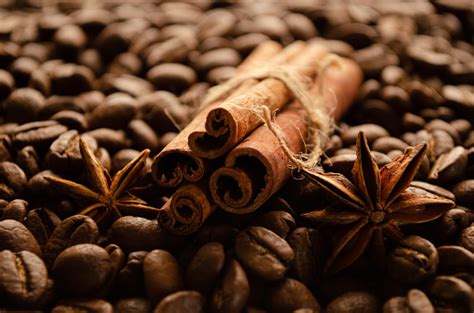 계피 별표 스타 아니스 향스틱과 구운 커피 알갱이 0명에 대한 스톡 사진 및 기타 이미지 0명 가방 갈색 Istock
