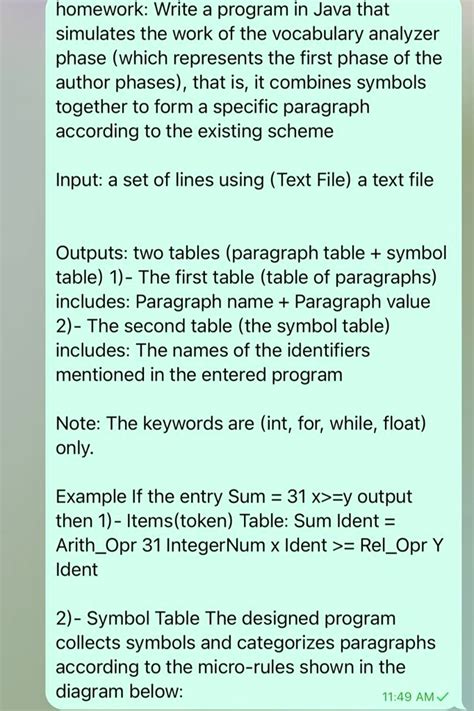 Solved Homework Write A Program In Java That Simulates The Work Of