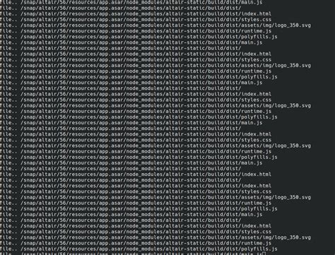 unable to load altair linux latest snap · issue 1497 · altair graphql