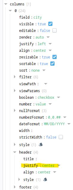 Perspective Table Dynamic Columns Center Text Ignition Inductive