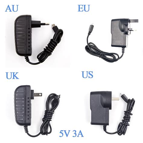Raspberry Pi 5v 3a Micro Usb Adapter Charger Manufacturers And Suppliers China Pricelist