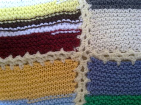 Mum S Simply Living Blog Number 7 Joining Knitted Squares