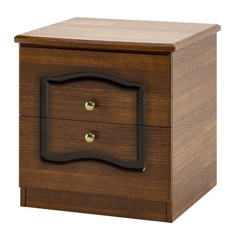 ᐉ Тумба прикроватная Світ меблів Катрин Орех патина 2 шт