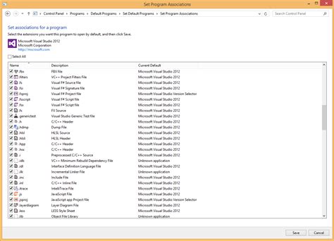 Windows How To Set Visual Studio As Default For Opening Json And Md Files Super User