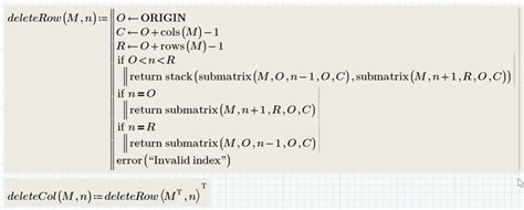 Determinat Of A Matrix Mathcad Prime 8 Strange Re Ptc Community