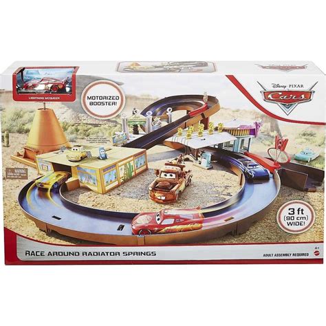 Lightning Mcqueen Cars Track Set Race In Radiator Springs In 2025