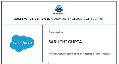 Saruchi Gupta On Linkedin Certified Salesforce Lightning Trailhead Salesforcecertified