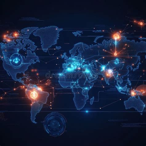 Global Map Highlighting Zones Of Viral Spread With Data Layers And Visual Indicators Generative